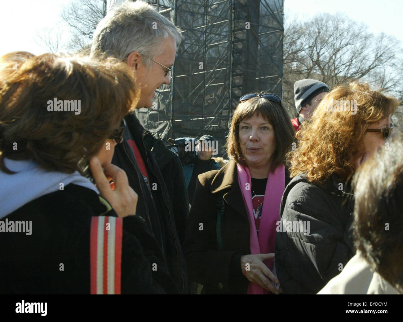 Mimi Kennedy, Susan Sarandon and Tim Robbins Code Pink and United For ...