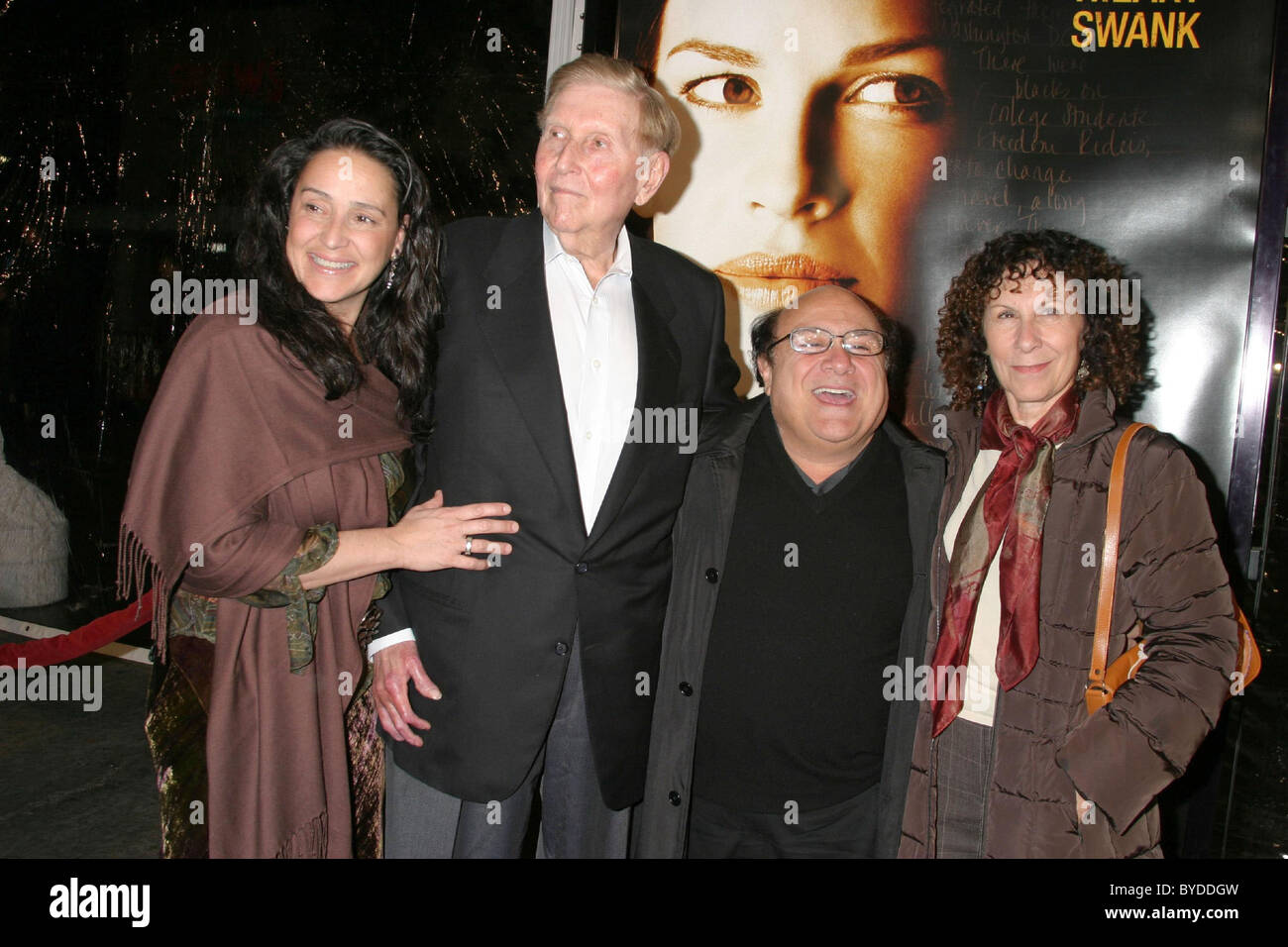Paula Redstone, Sumner Redstone, Danny DeVito and Rhea Pearlman The Los ...