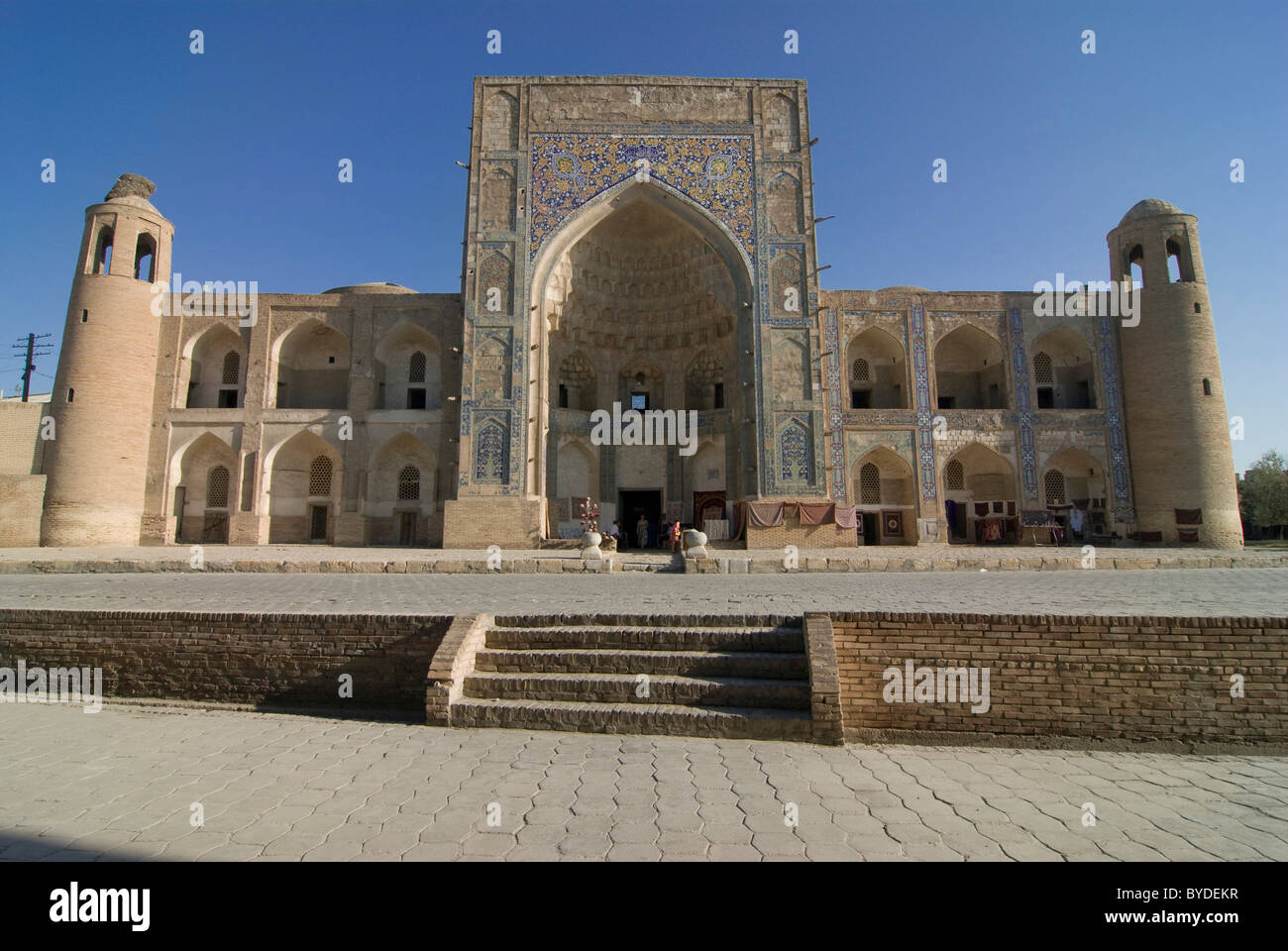 Abdulazizxon Medressa, Bukhara, Uzbekistan, Central Asia Stock Photo ...
