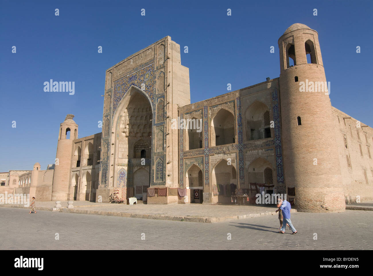 Abdulazizxon Medressa, Bukhara, Uzbekistan, Central Asia Stock Photo ...