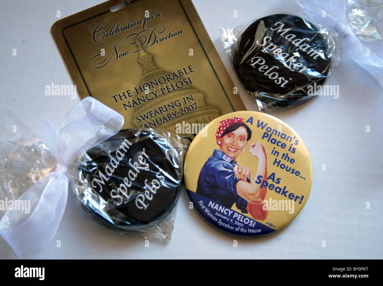 New badges based on Senate Majority Leader Nancy Pelosi Washington DC ...