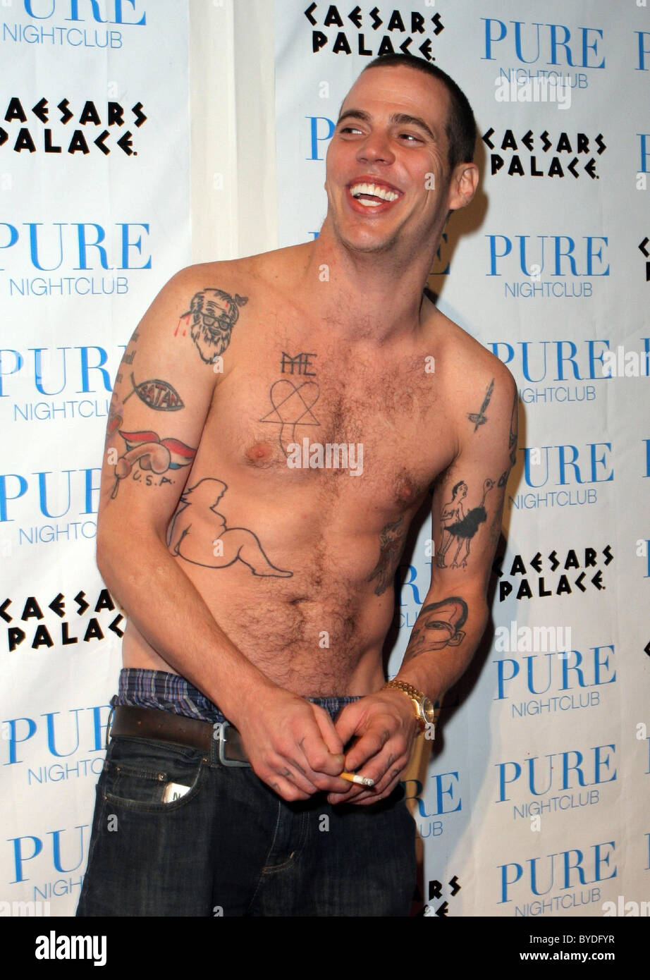 Steve-O 'Jackass 2' DVD release party at Pure Nightclub inside Caesars ...