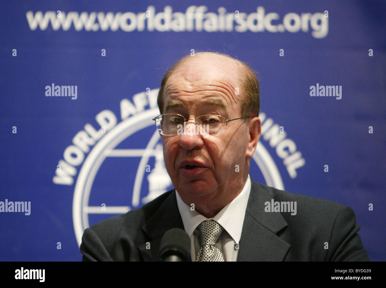 Chairman of Lloyds Lord Peter Levene speaks at the National Press Club ...