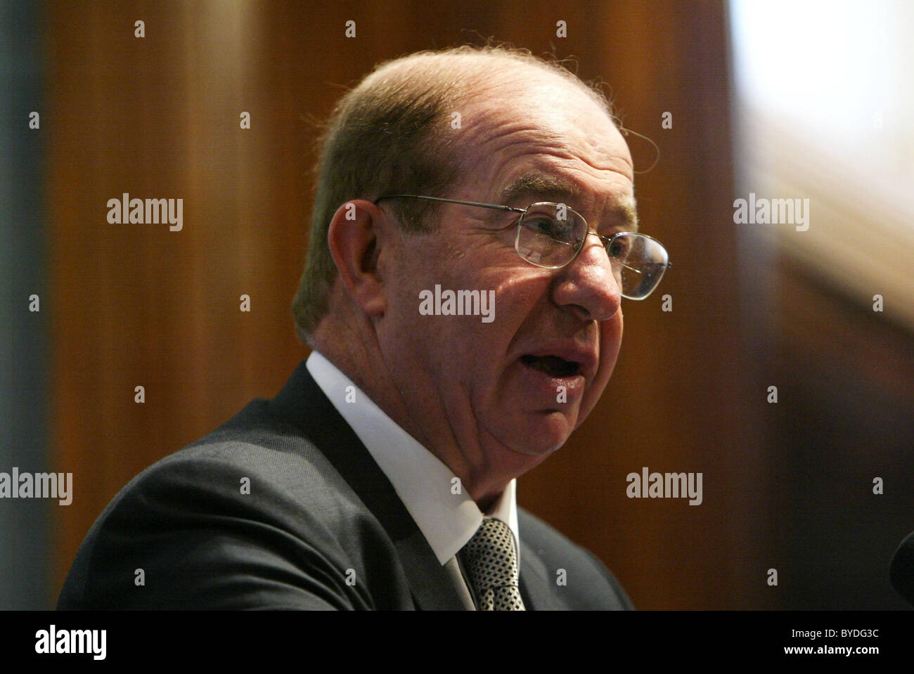 Chairman of Lloyds Lord Peter Levene speaks at the National Press Club ...