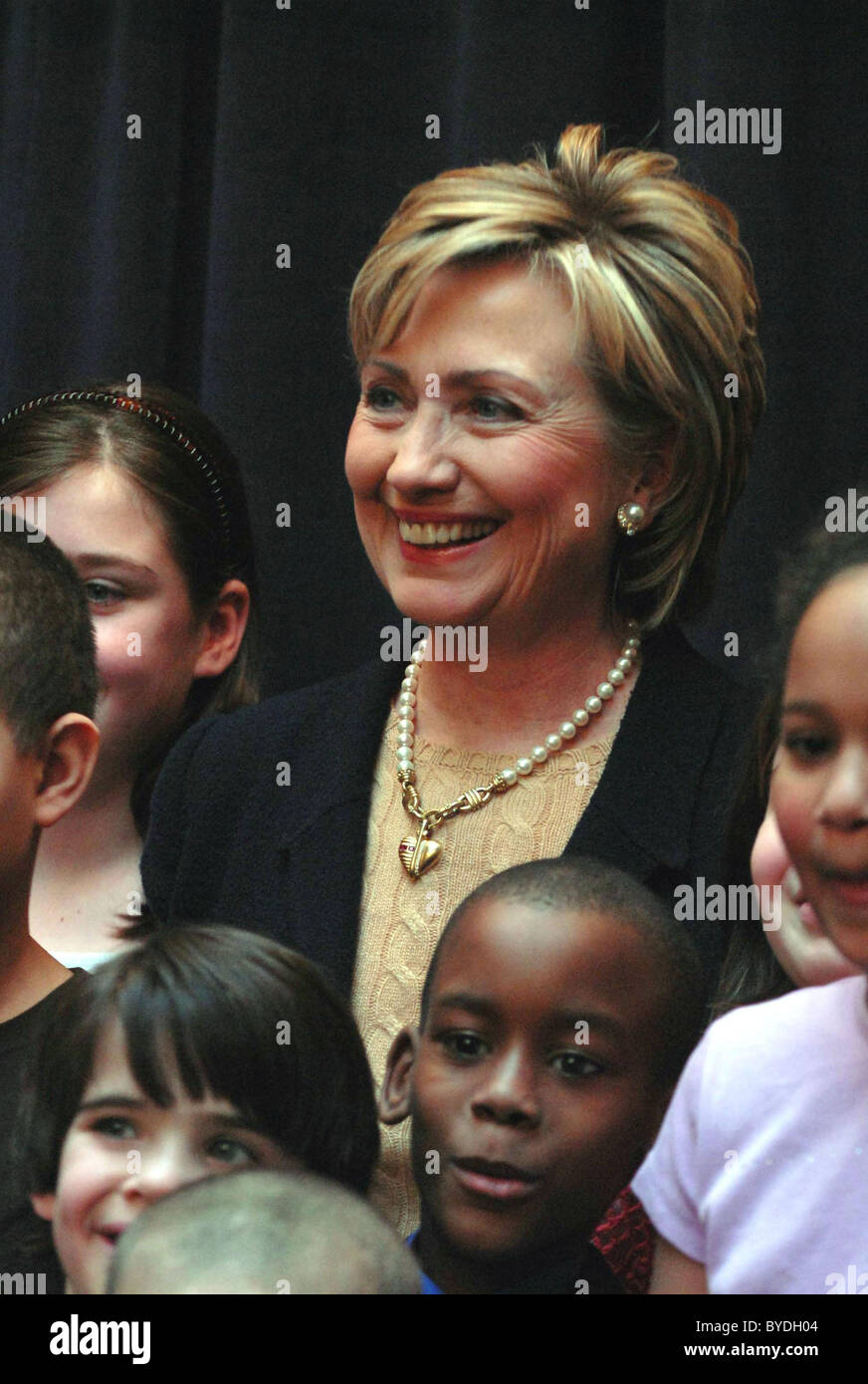 Hillary Clinton meets and greets the public whilst Speaking On Child ...