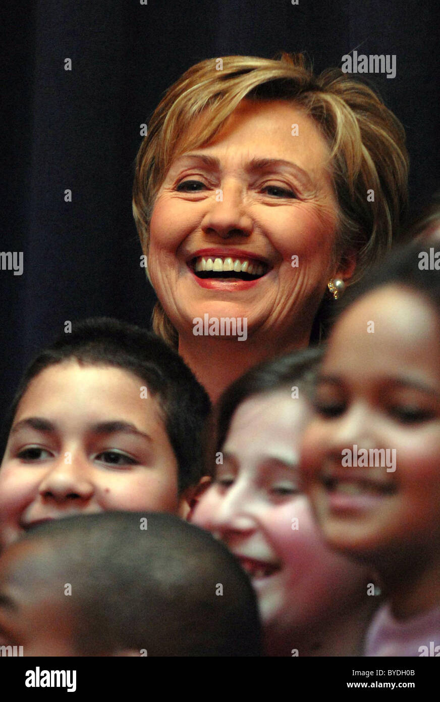 Hillary Clinton meets and greets the public whilst Speaking On Child ...