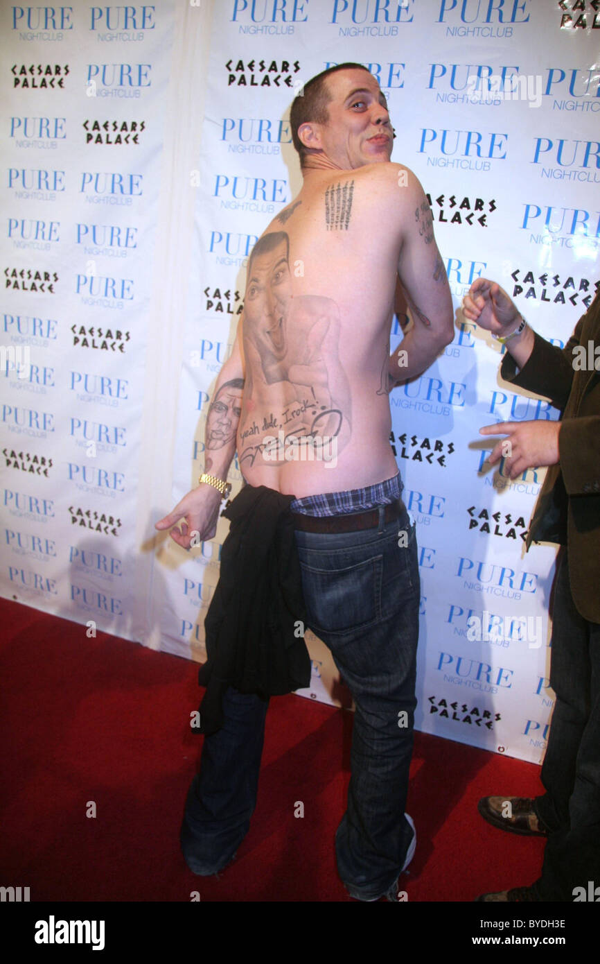 Steve-O 'Jackass 2' DVD release party at Pure Nightclub inside Caesars ...