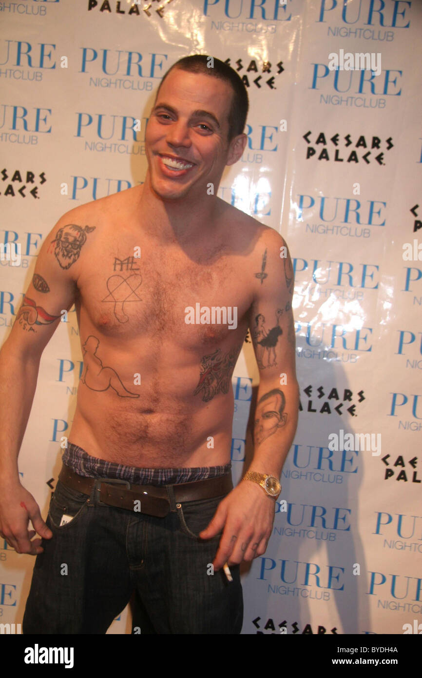 Steve-O 'Jackass 2' DVD release party at Pure Nightclub inside Caesars ...