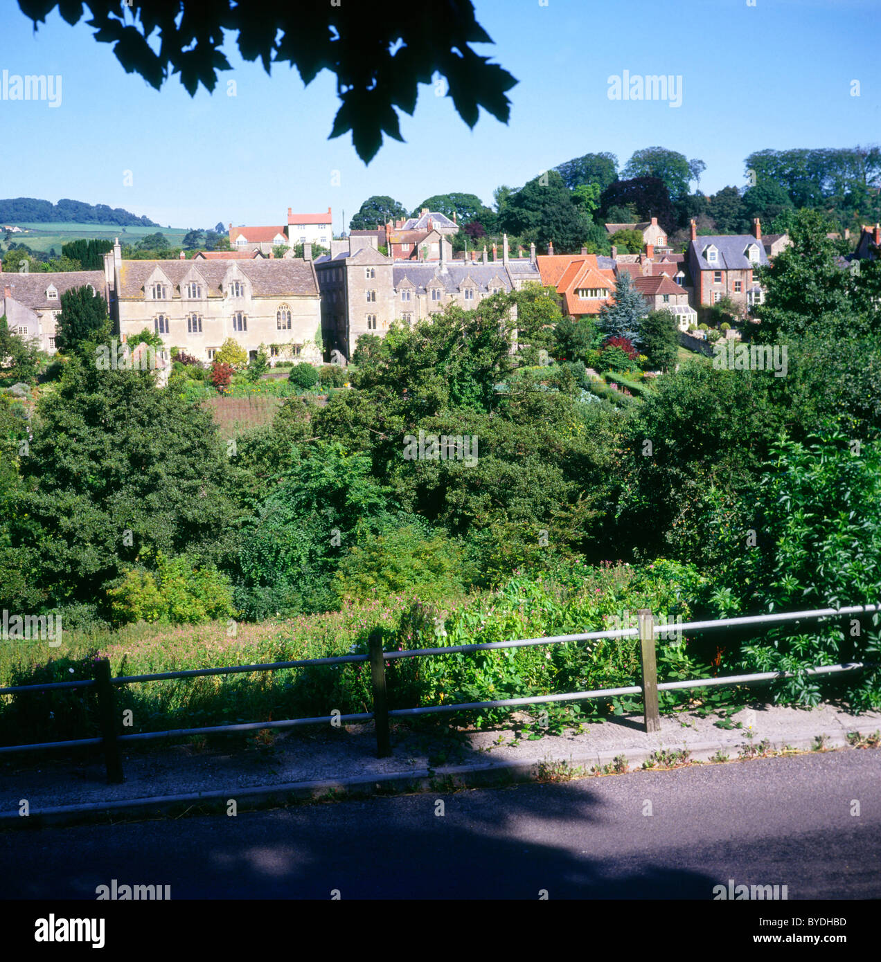 Bruton village Somerset England Stock Photo - Alamy