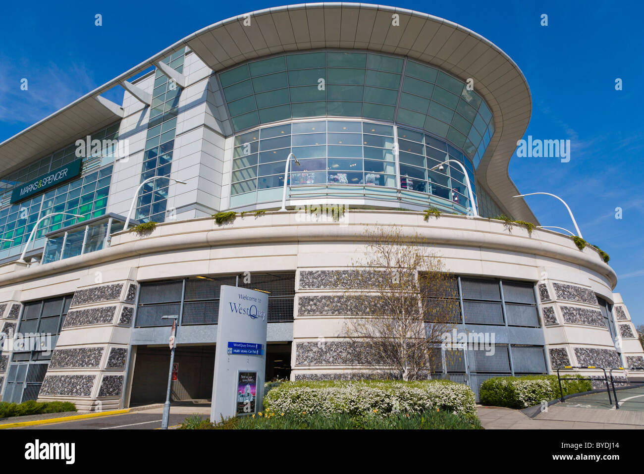 WestQuay Shopping Mall, city centre, Southampton, Hampshire, England ...
