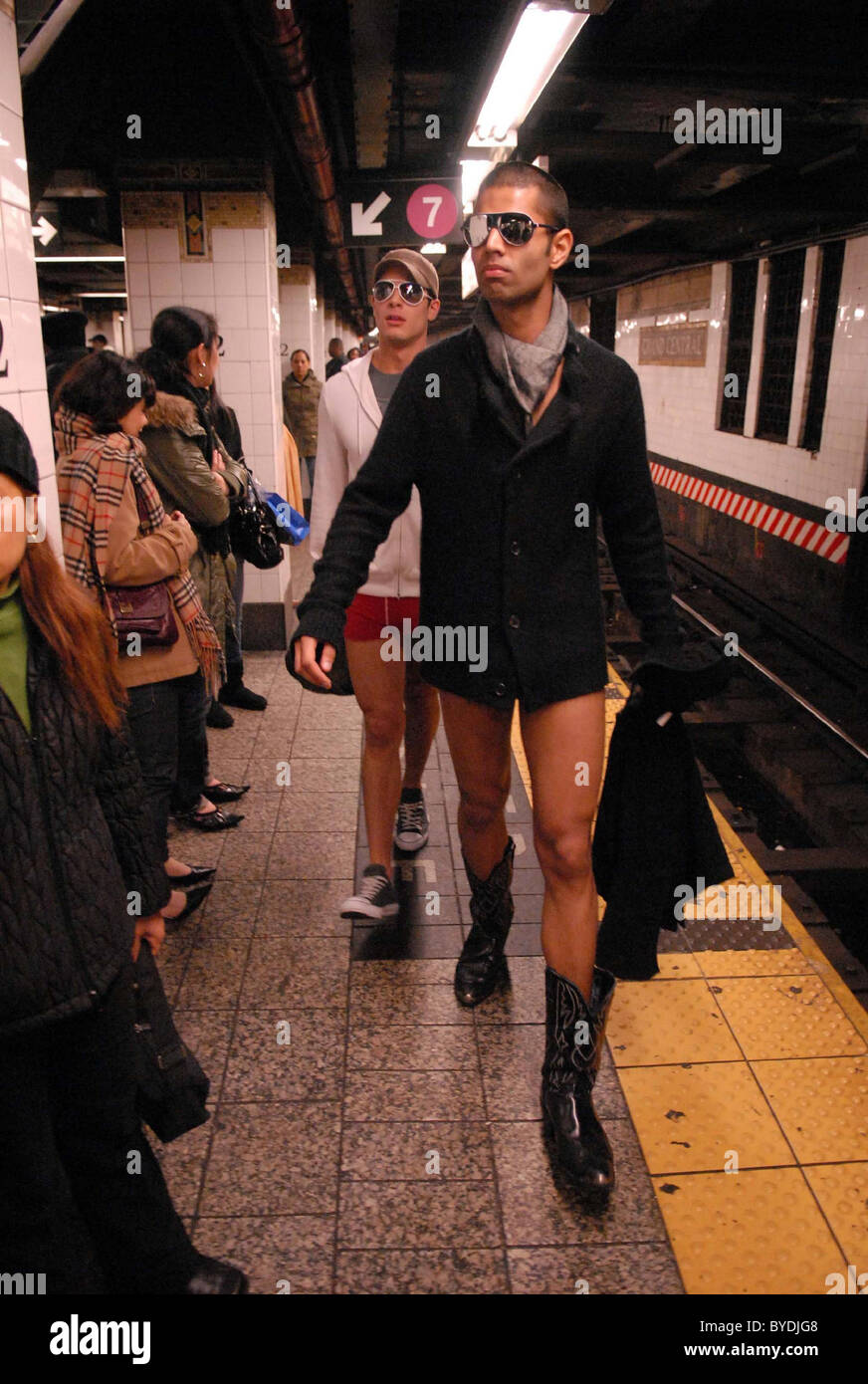 Rameet Chawla, Andrew Kanakis No Pants! Subway Ride was organized by ...