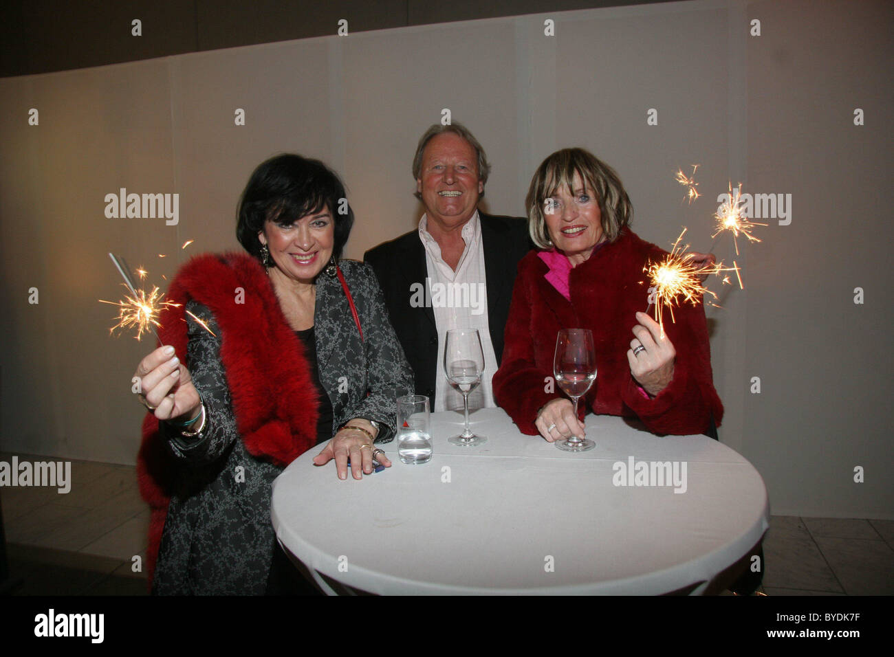 Doris and Wolfgang Rath, Marlies Moeller La Boum New Year's reception ...