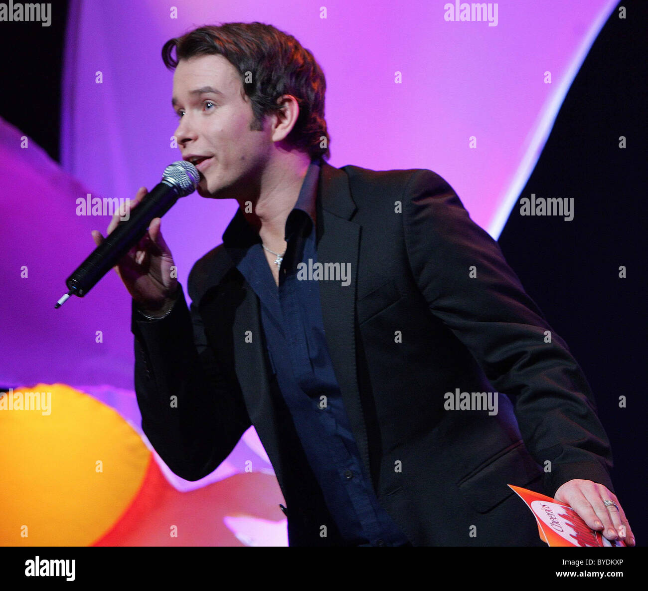 Stephen Gately performing at the '2007 Childline Charity Concert' Point ...