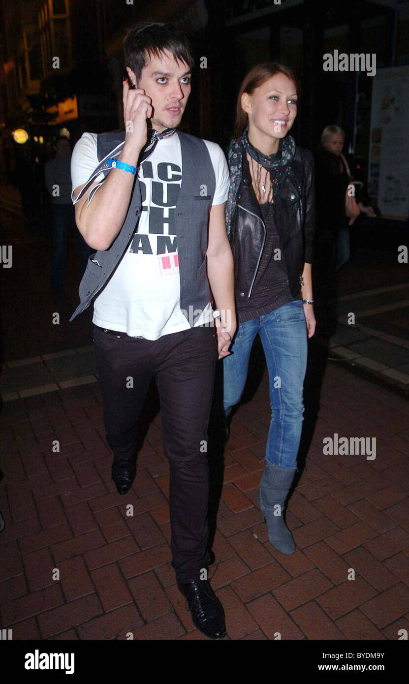 Matt Willis and girlfriend Emma Griffiths leaving the Childline 2007 ...