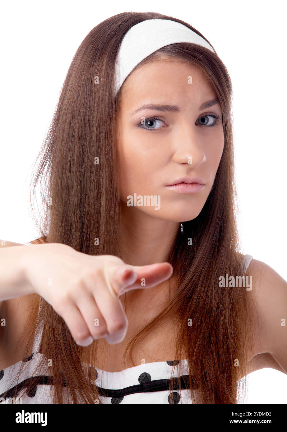 Retro black and white woman angry hi-res stock photography and images ...