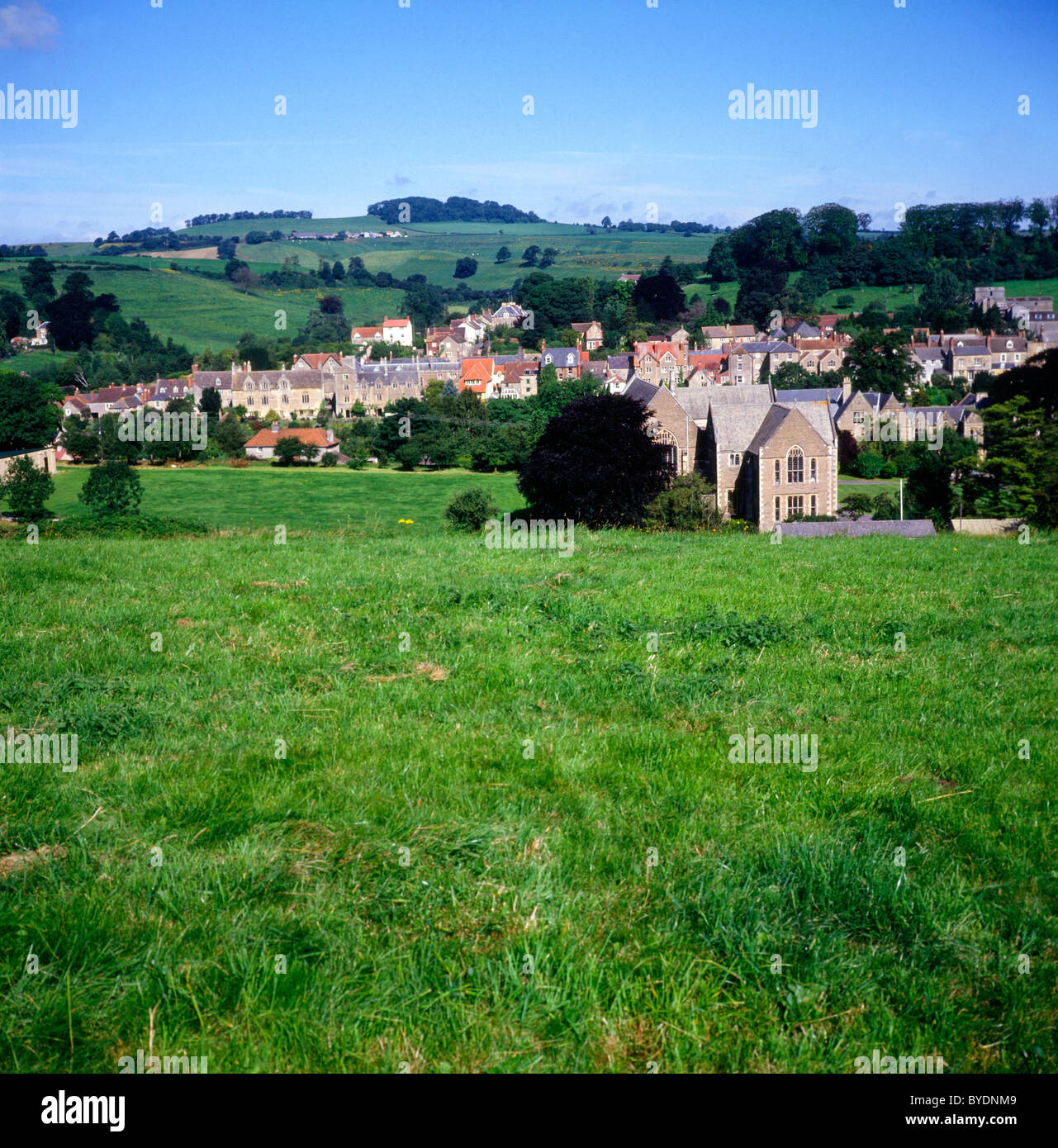 Bruton village Somerset England Stock Photo - Alamy
