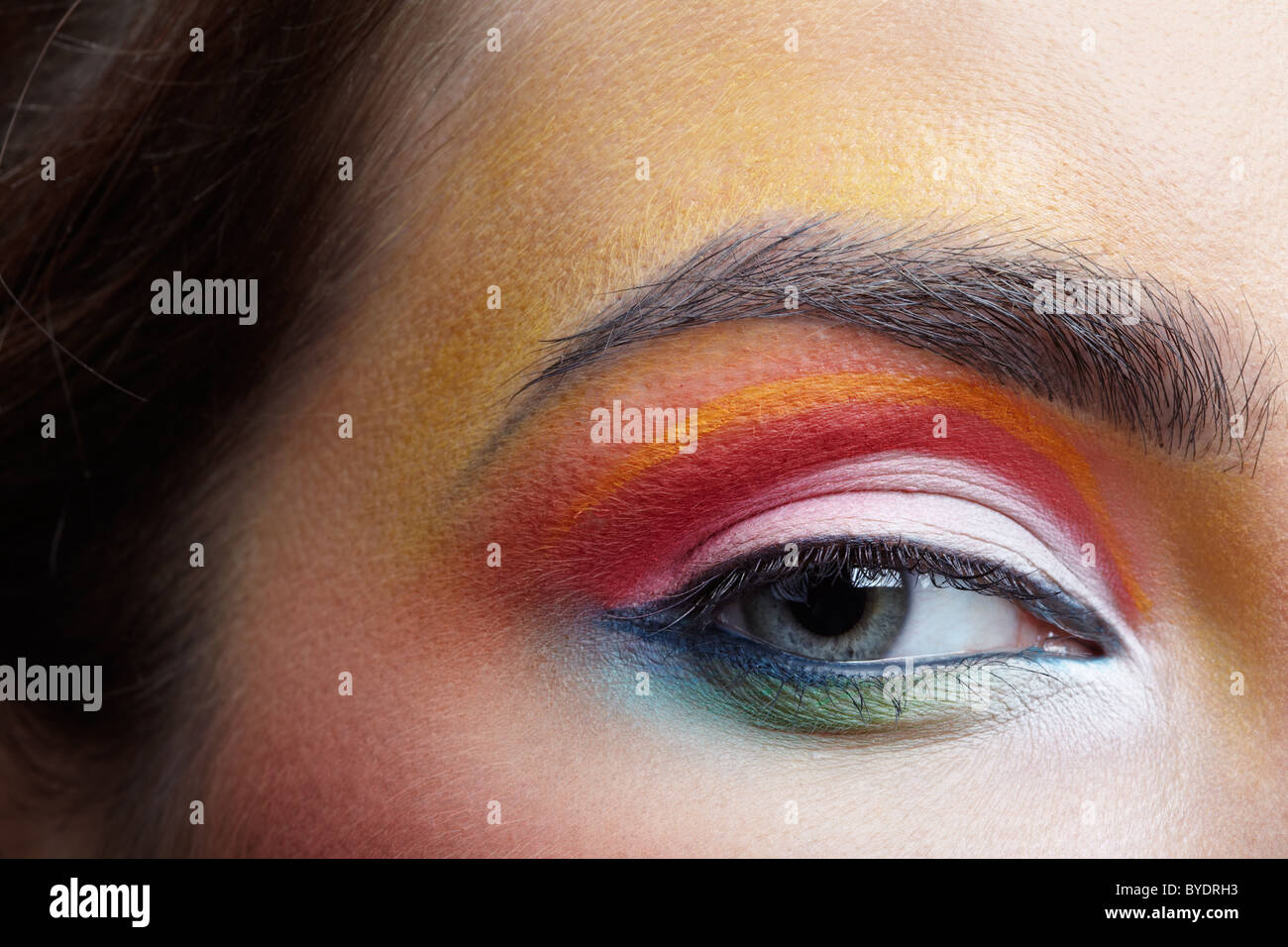 eye zone make up Stock Photo - Alamy