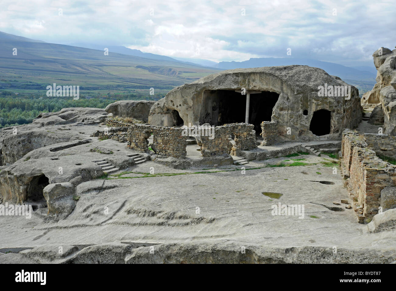 Cave complex town of Uplistsikhe, since 10th Century BC, Georgia ...