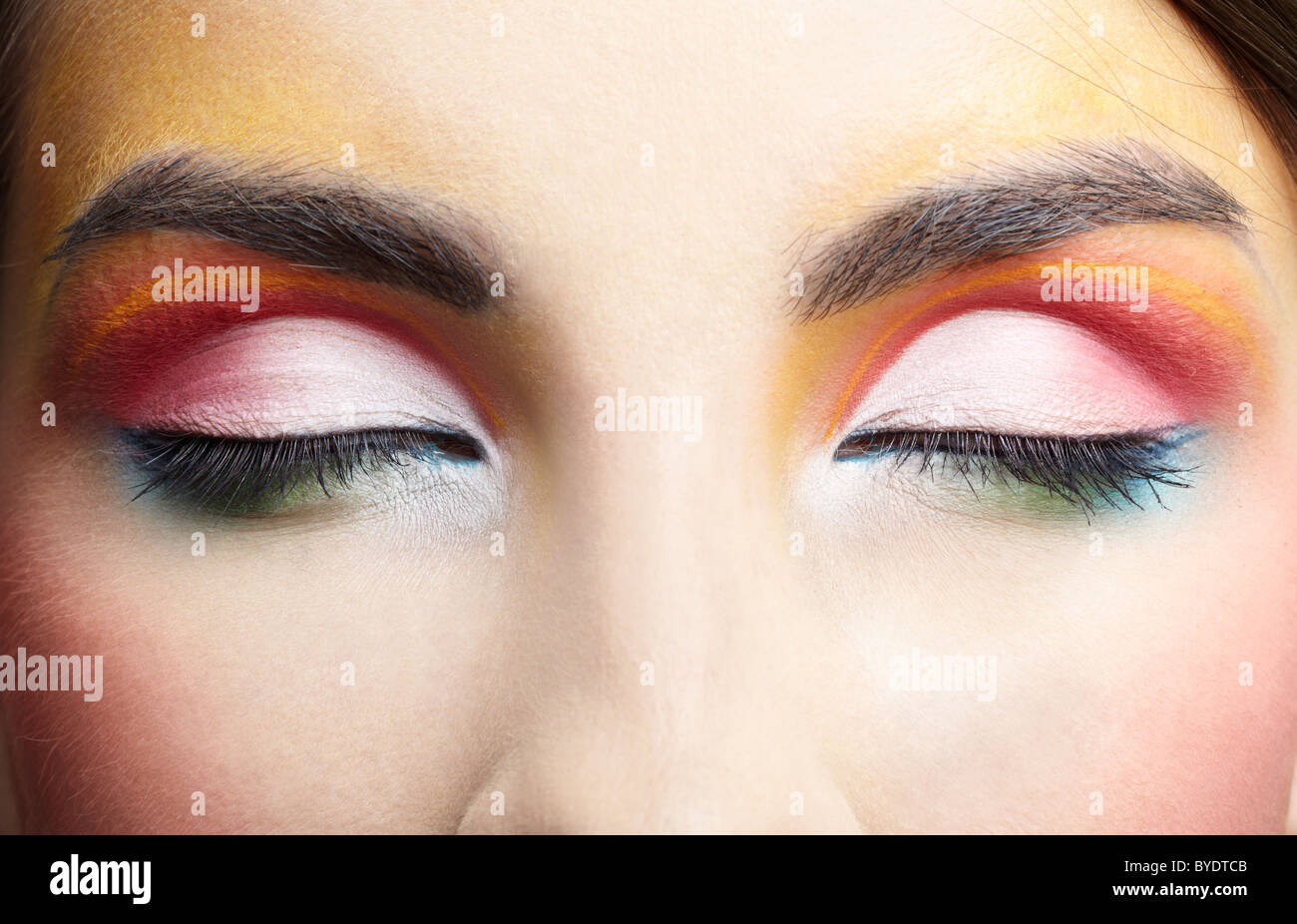 eye zone make up Stock Photo - Alamy