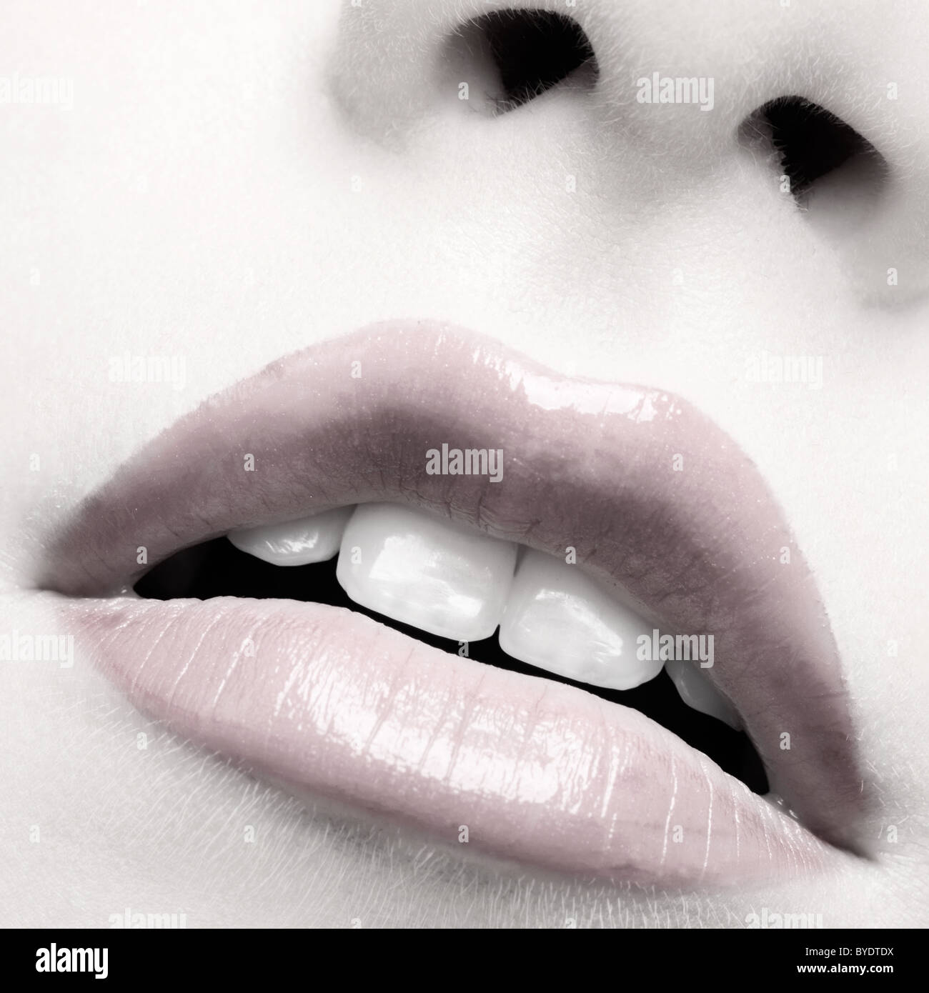 beautiful girl's lips Stock Photo - Alamy