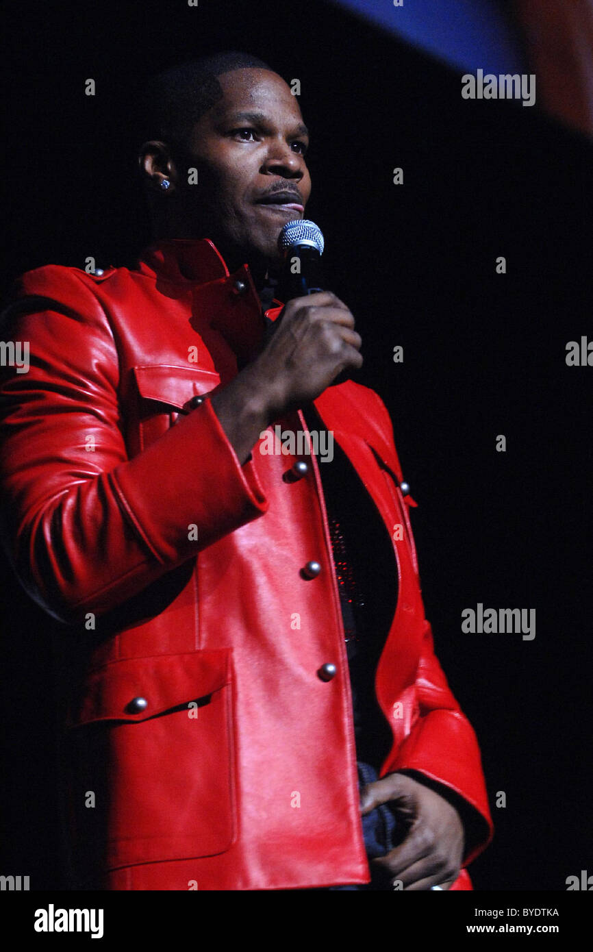 Jamie Foxx live in concert at Madison Square Garden New York City, USA ...