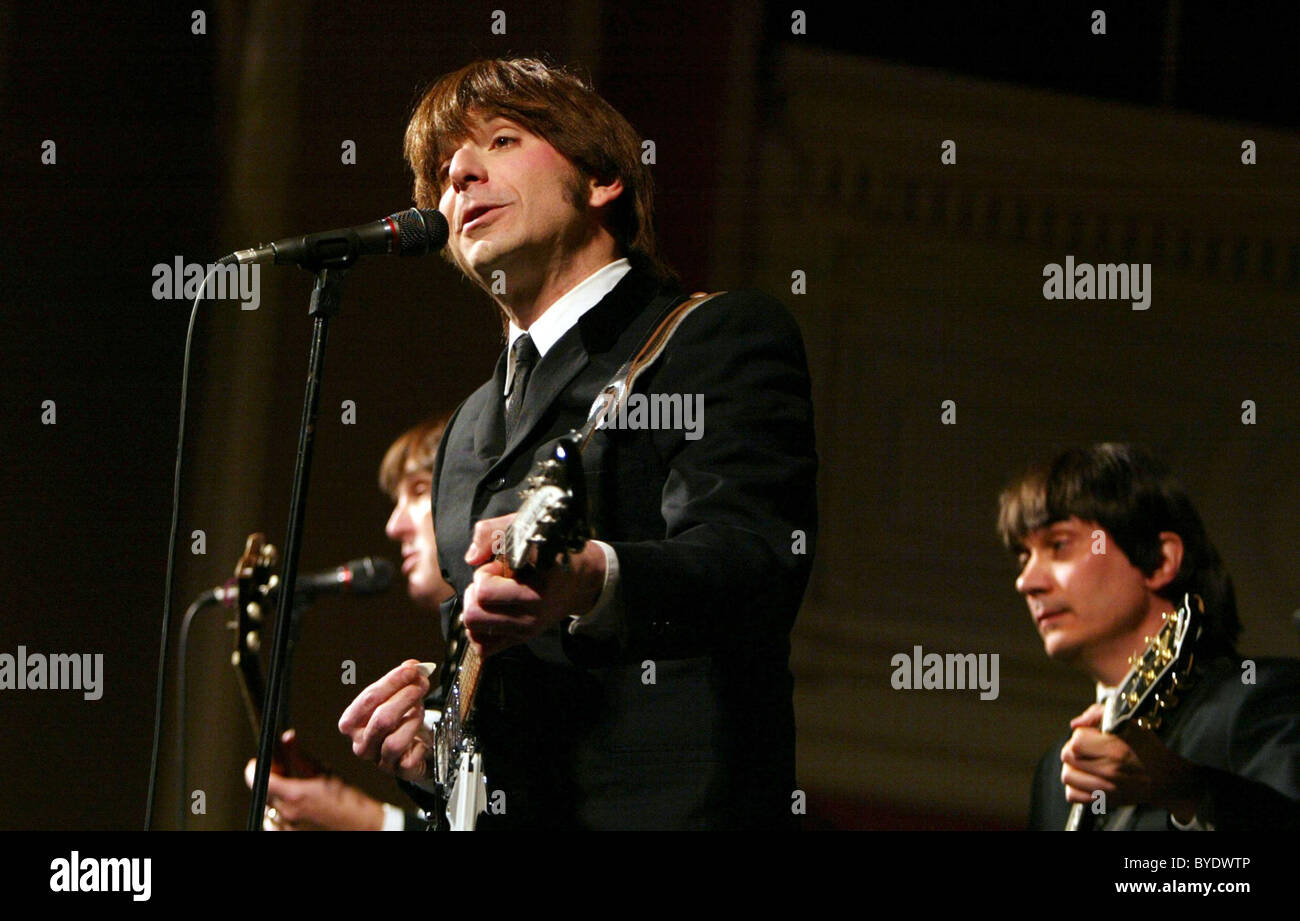 The Beatles tribute band Beatlemania, again. Beatle re-enactors ...