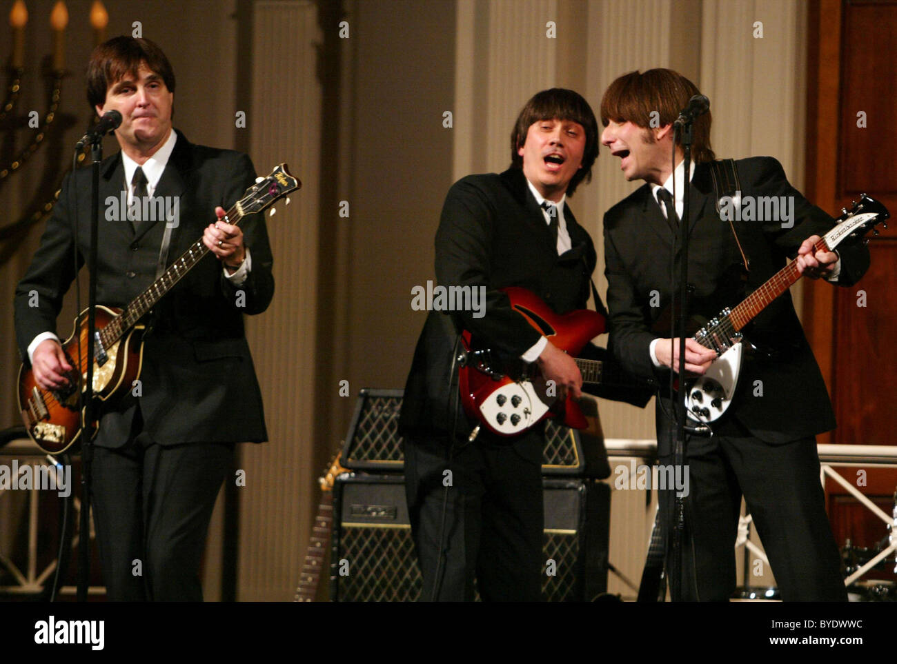 The Beatles tribute band Beatlemania, again. Beatle re-enactors ...