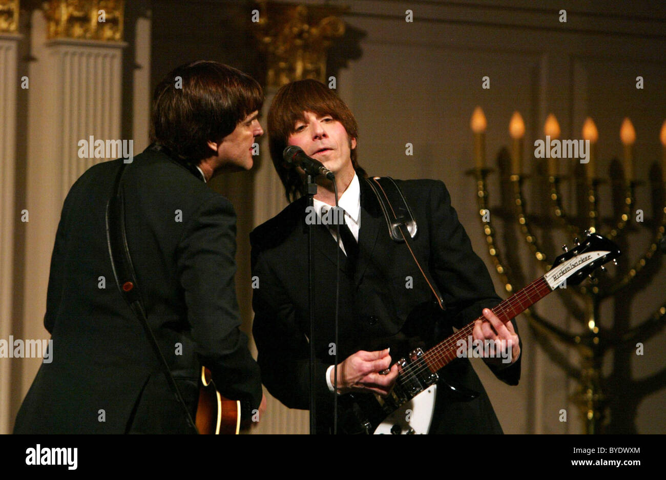 The Beatles tribute band Beatlemania, again. Beatle re-enactors ...