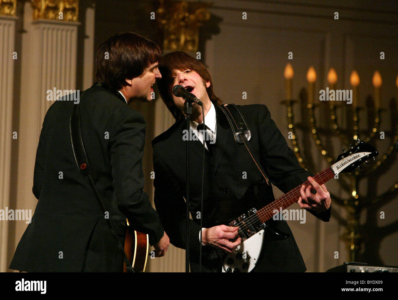 The Beatles tribute band Beatlemania, again. Beatle re-enactors ...