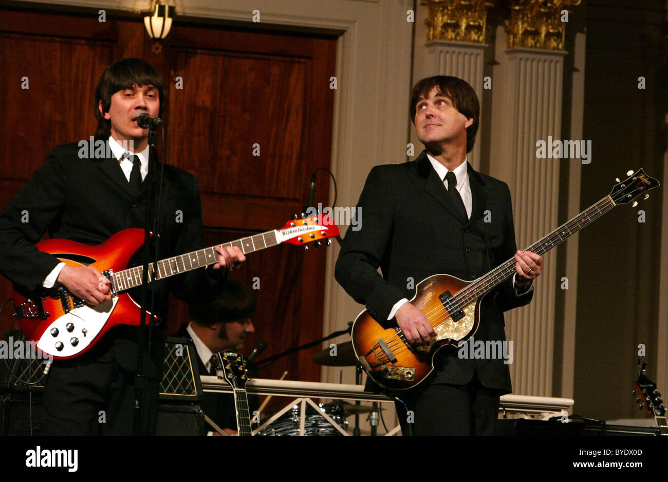The Beatles tribute band Beatlemania, again. Beatle re-enactors ...