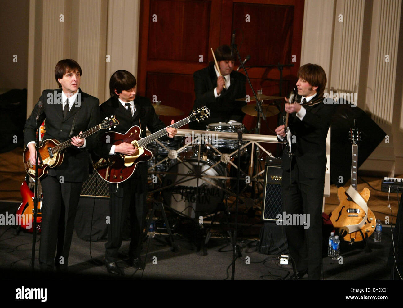 The Beatles tribute band Beatlemania, again. Beatle re-enactors ...