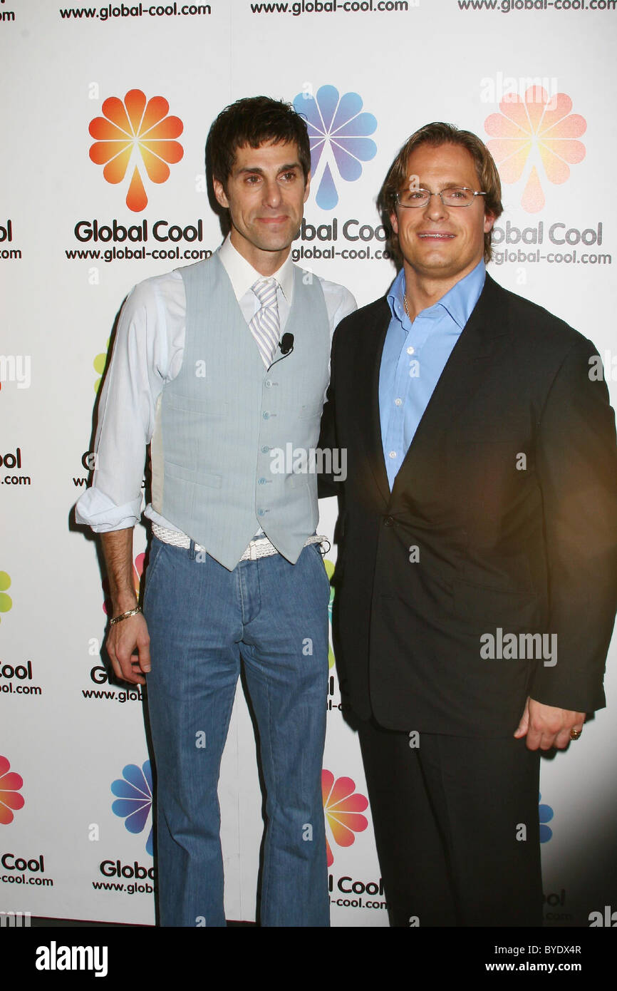 Perry Farrell of Jane's Addiction and Julian Knight CEO of Global Cool ...
