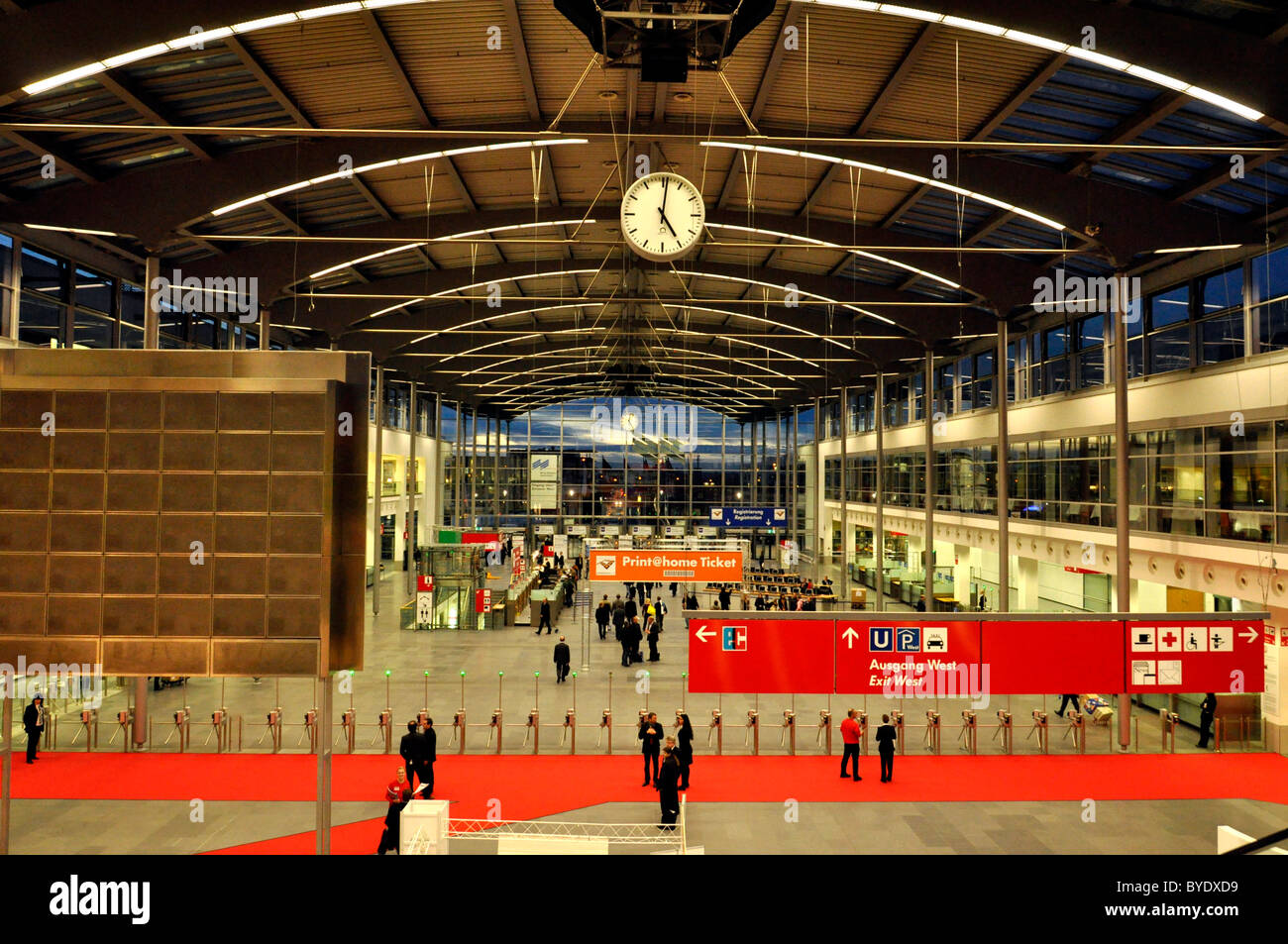 West entrance hall, Messe Munich, Munich International Trade Fair ...