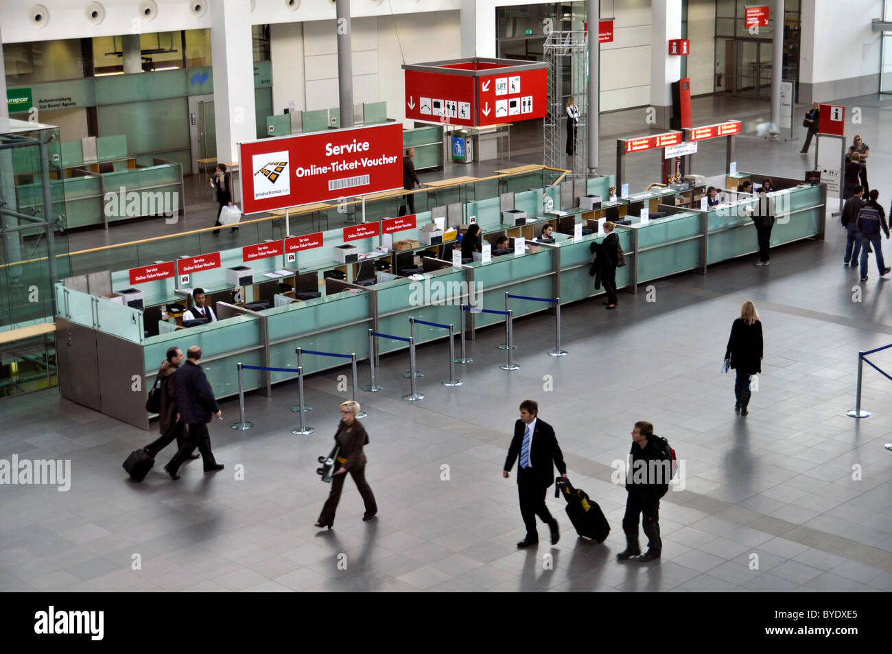 West entrance hall, Messe Munich, Munich International Trade Fair ...