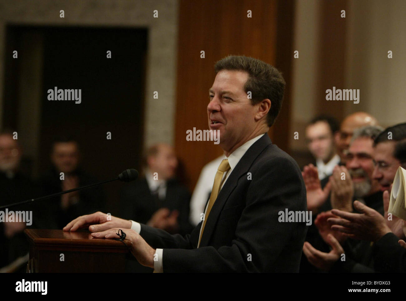 Senator Sam Brownback speaks at the 13th Annual National Memorial For ...