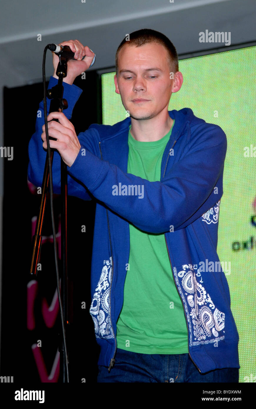 Jack Allsopp aka 'Just Jack' performing live at HMV, Oxford Street ...