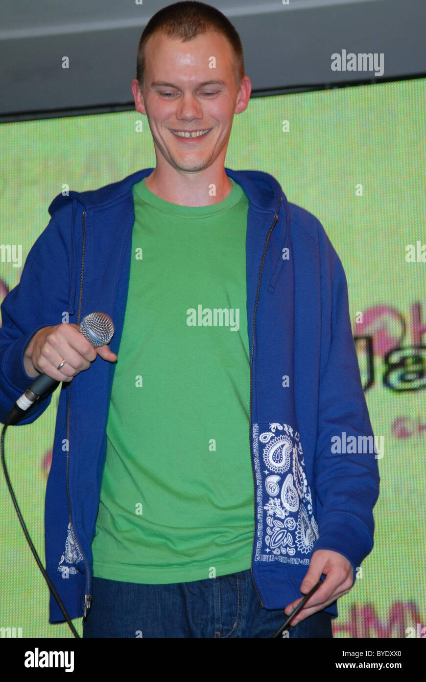 Jack Allsopp aka 'Just Jack' performing live at HMV, Oxford Street ...