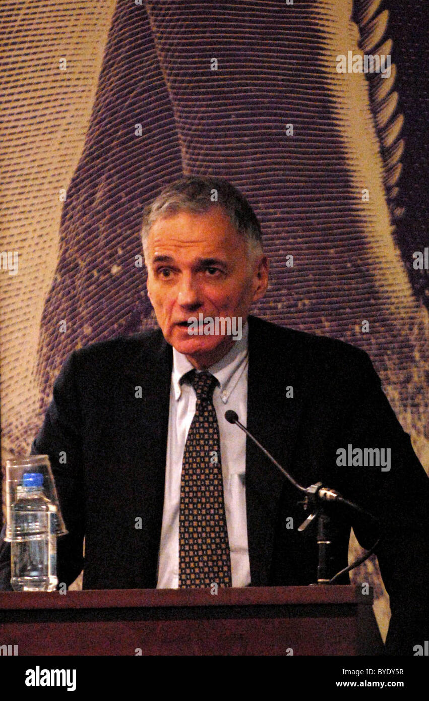 Ralph Nader signs copies of his new book 'The Seventeen Traditions' at ...