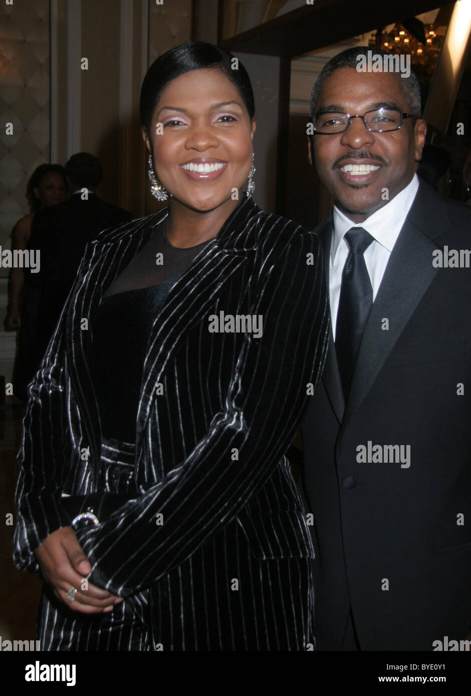 Ce Ce Winans and husband Trumpet Awards 2007 held at the Bellagio Hotel ...