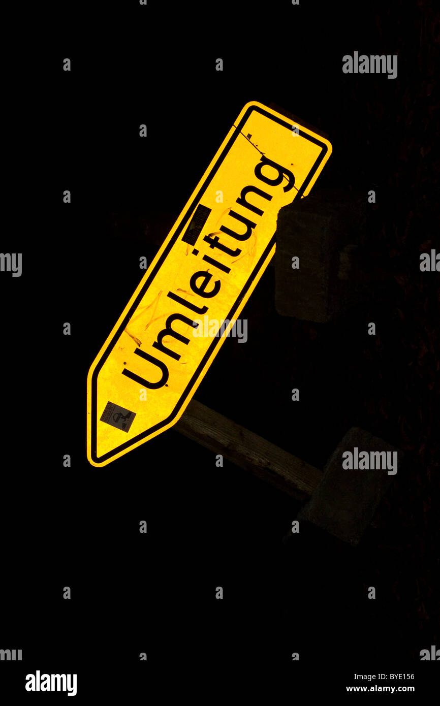 Umleitung hi-res stock photography and images - Alamy