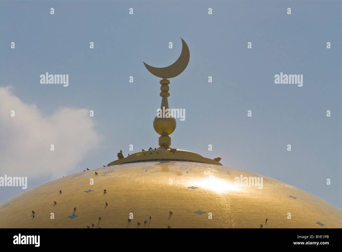 Dome of the turkmenbashi ruhi mosque hi-res stock photography and ...