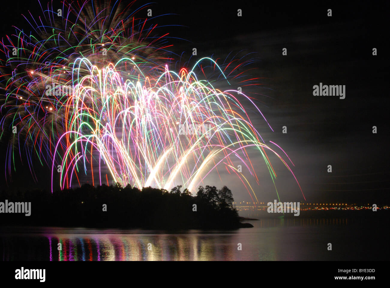 Stunning fireworks display hi-res stock photography and images - Alamy