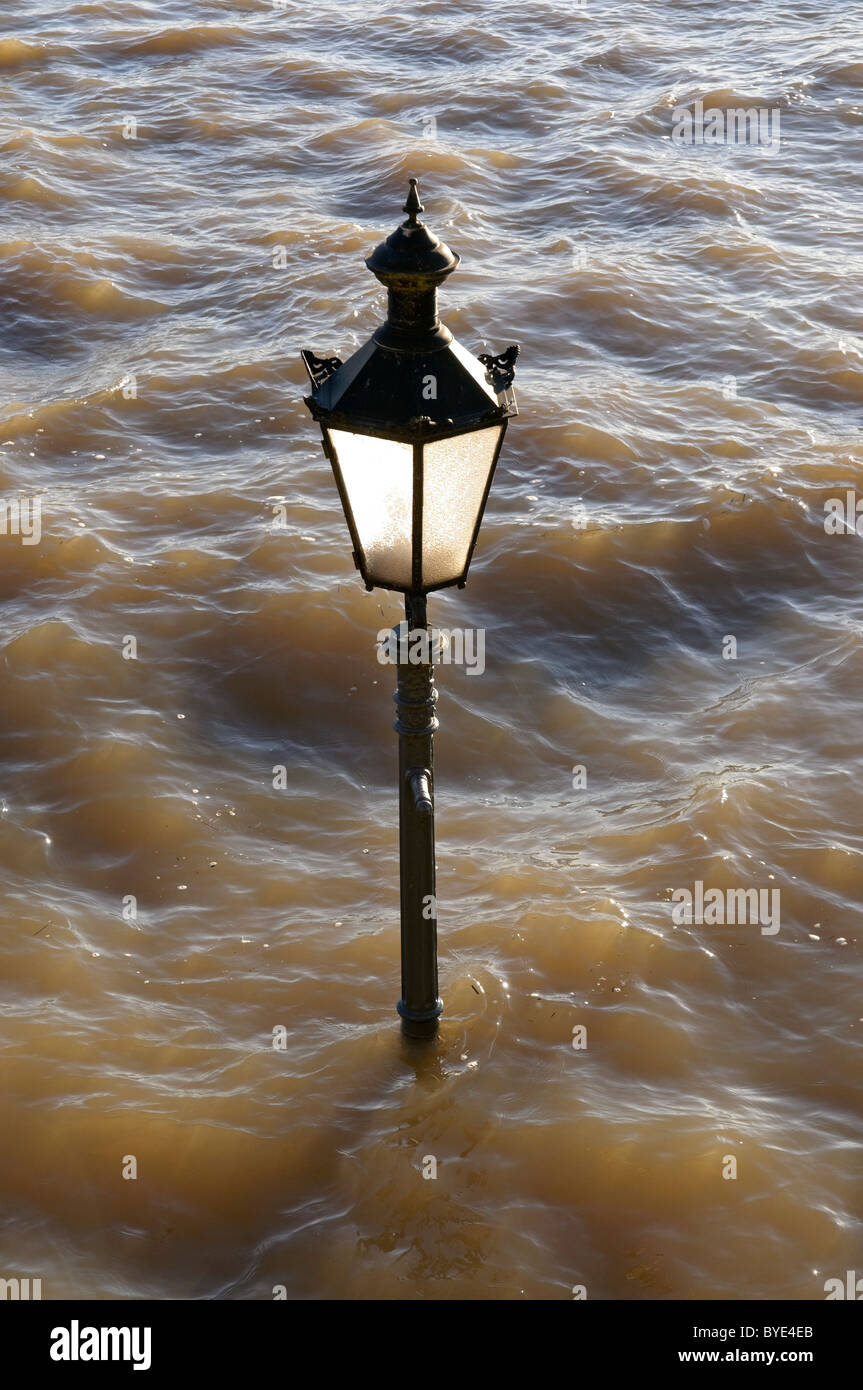 High water on the Lower Rhine at Rees, Germany Stock Photo - Alamy