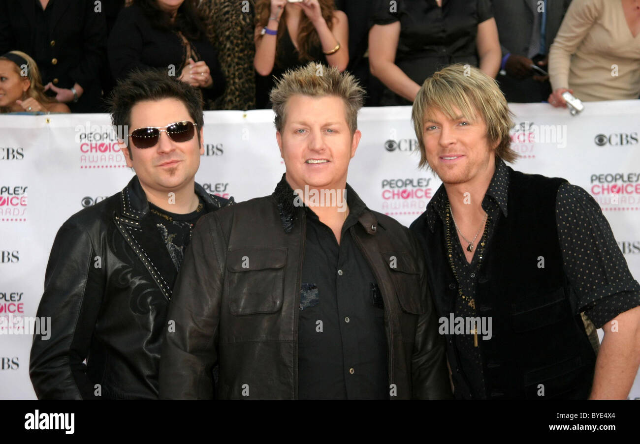 Rascal Flatts 2007 People's Choice Awards held at the Shrine Auditorium ...
