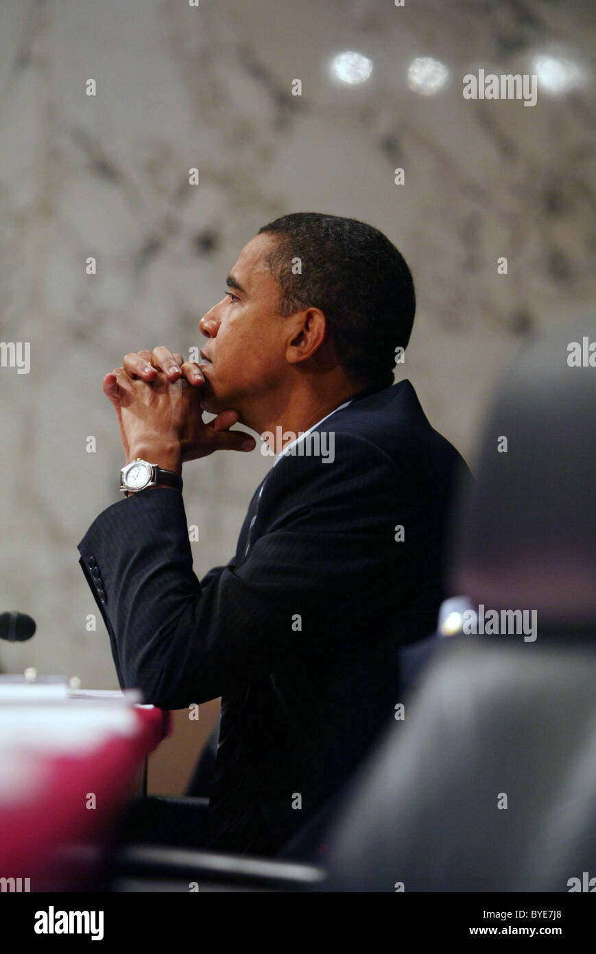 Senator Barack Obama Former US Secretary of State Henry Kissinger ...