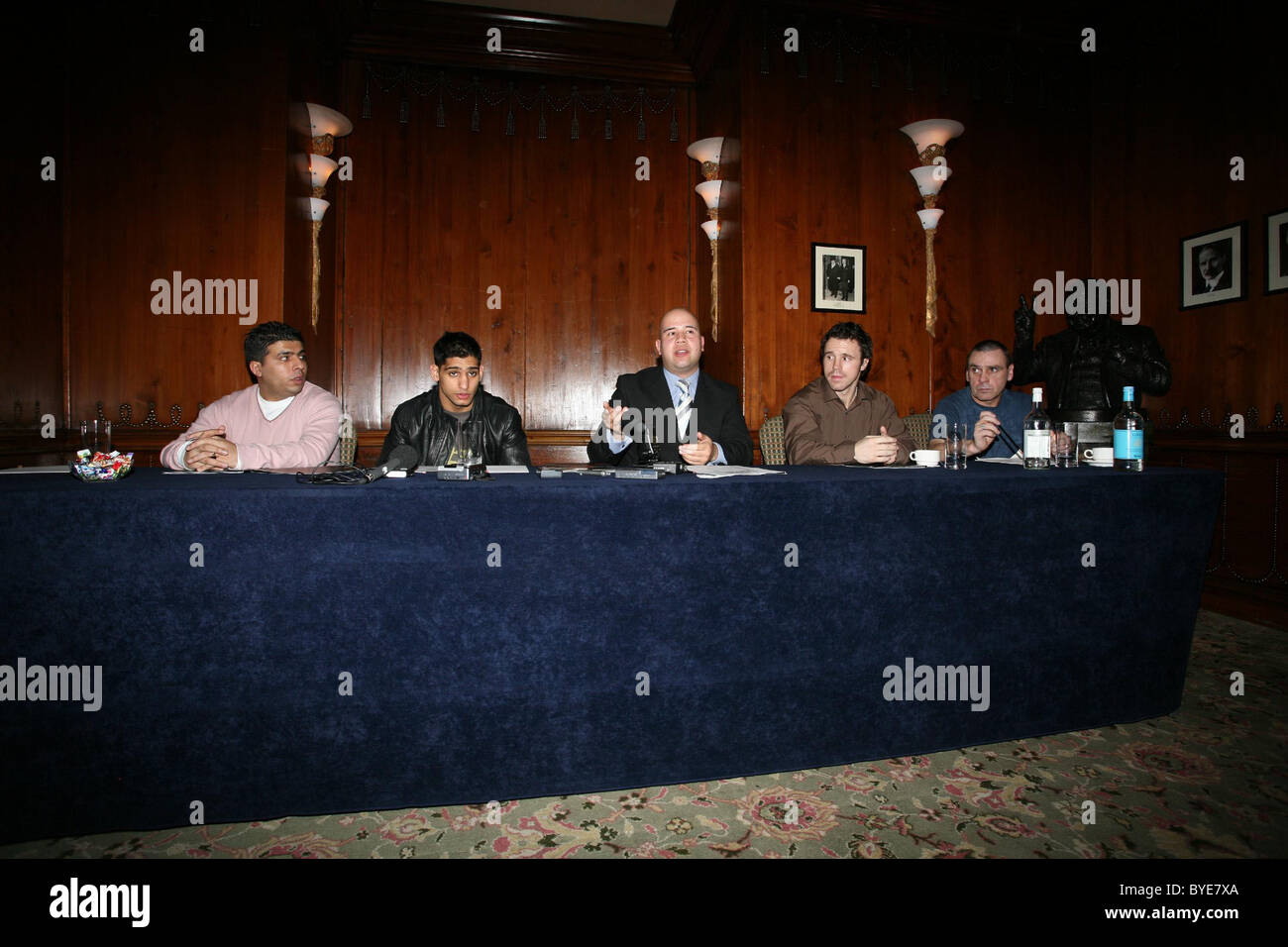 Amir Khan and Graham Earl speak at the Savoy London about their ...