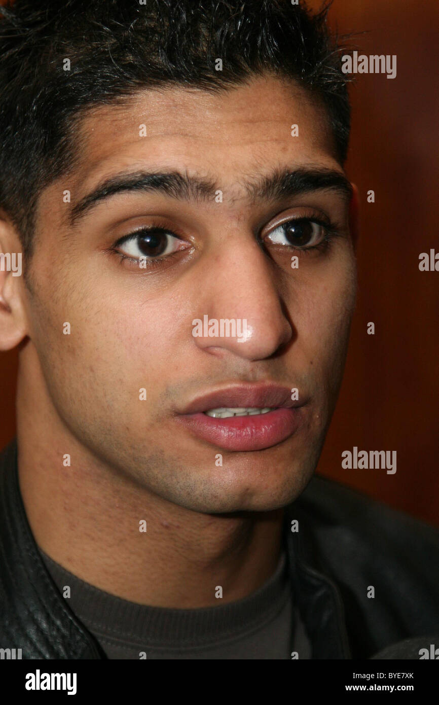 Amir Khan Amir Khan and Graham Earl speak at the Savoy London about ...