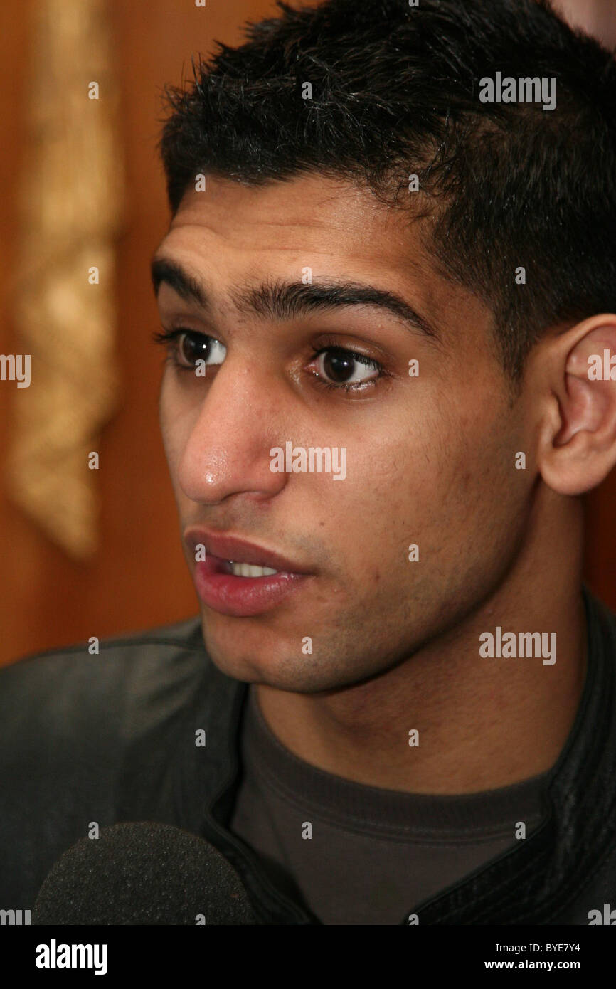 Amir Khan Amir Khan and Graham Earl speak at the Savoy London about ...