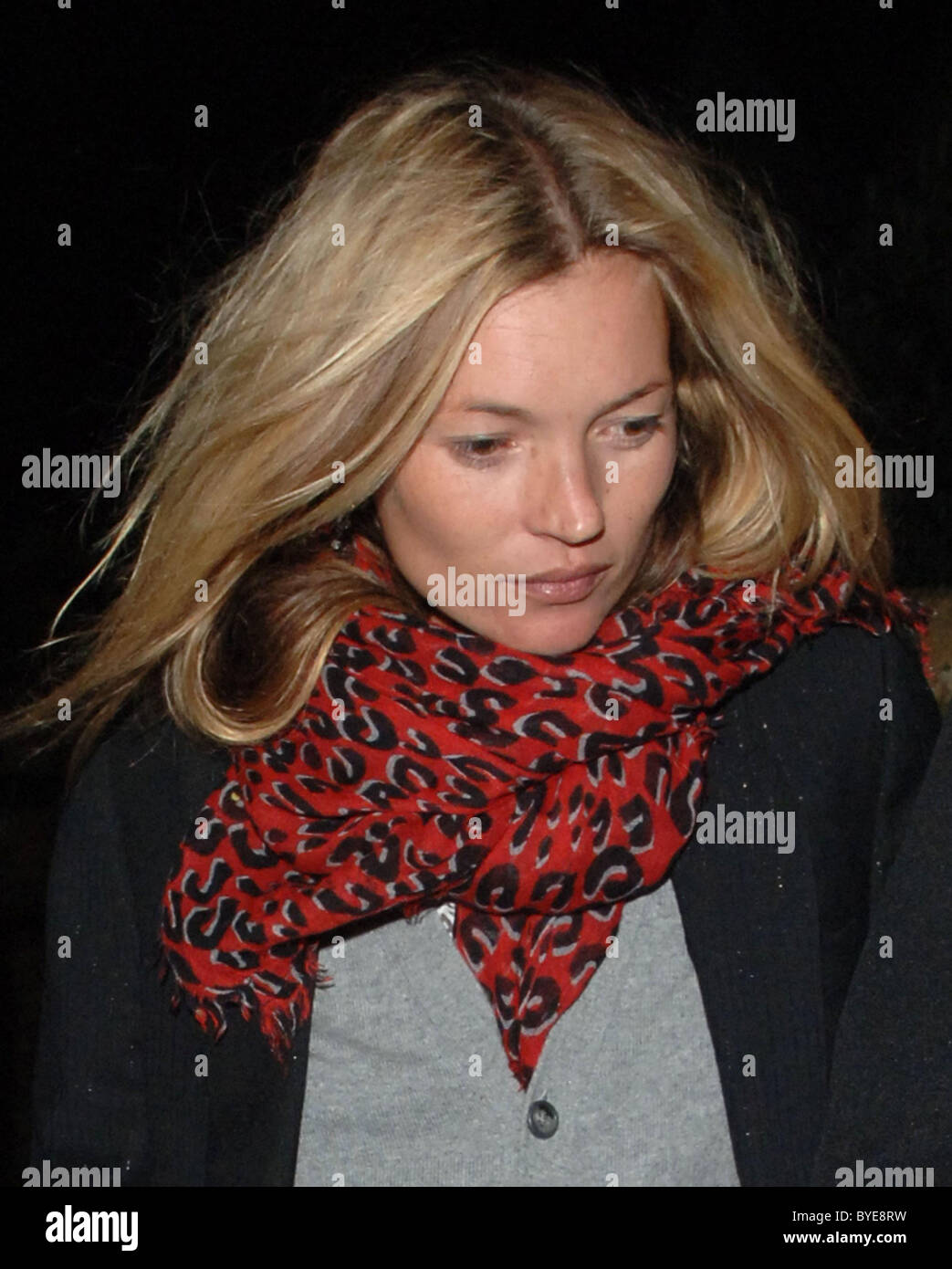 Kate Moss leaving Davina Taylor's house London, England - 17.01.07 Z ...