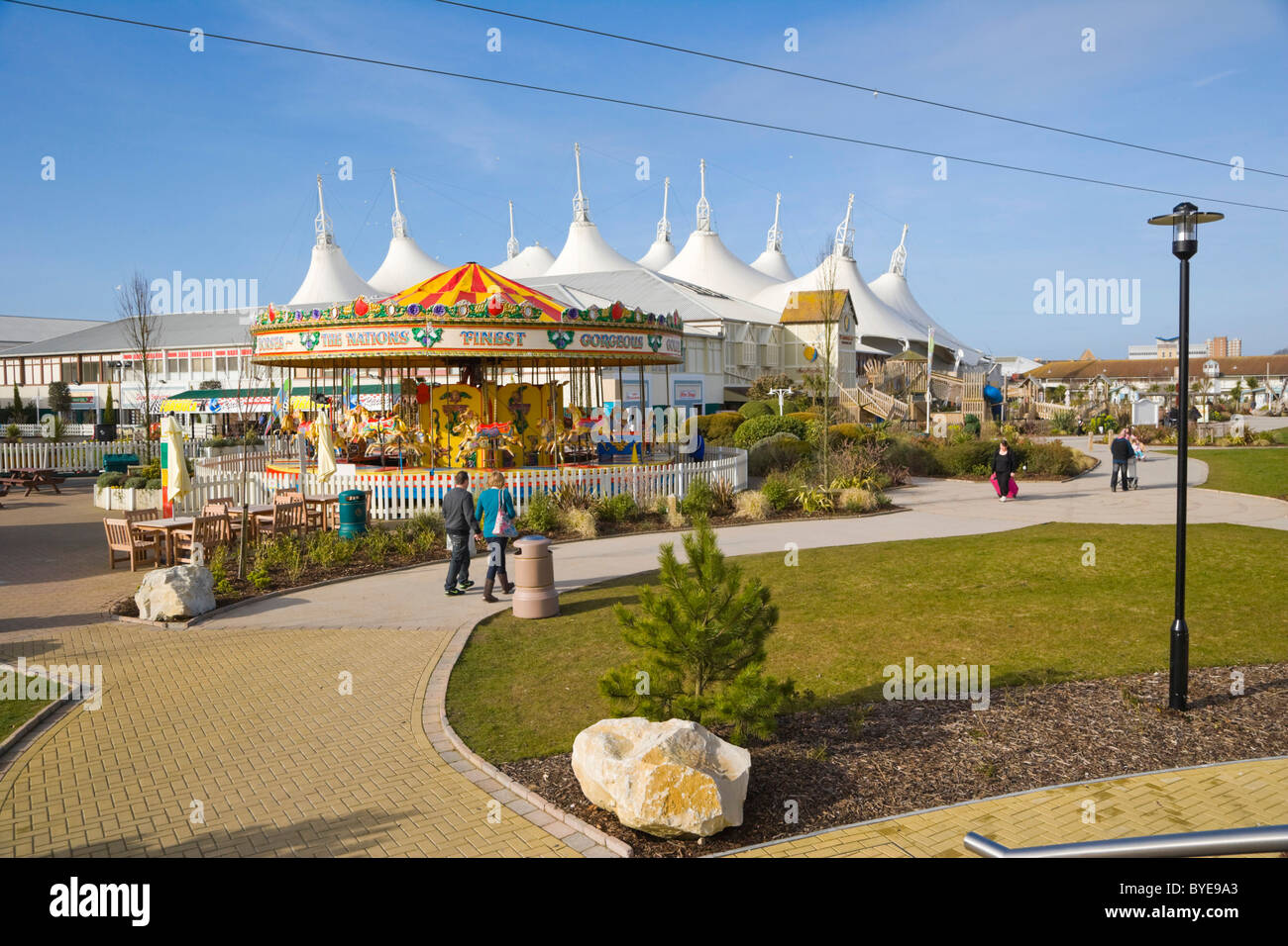 Skyline Pavilion and funfair, Butlins, Bognor Regis, Arun, West Sussex ...